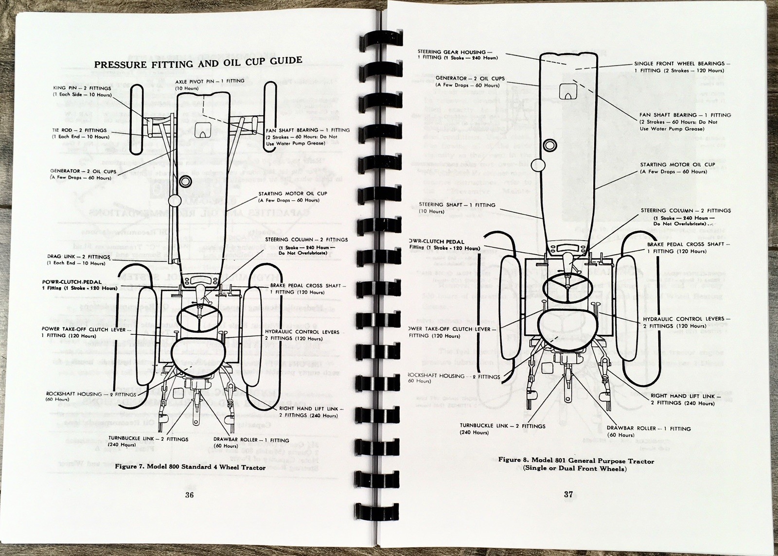 Case 800B 801B 802B 803B Diesel Wheel Tractor Operators Manual Owners Book