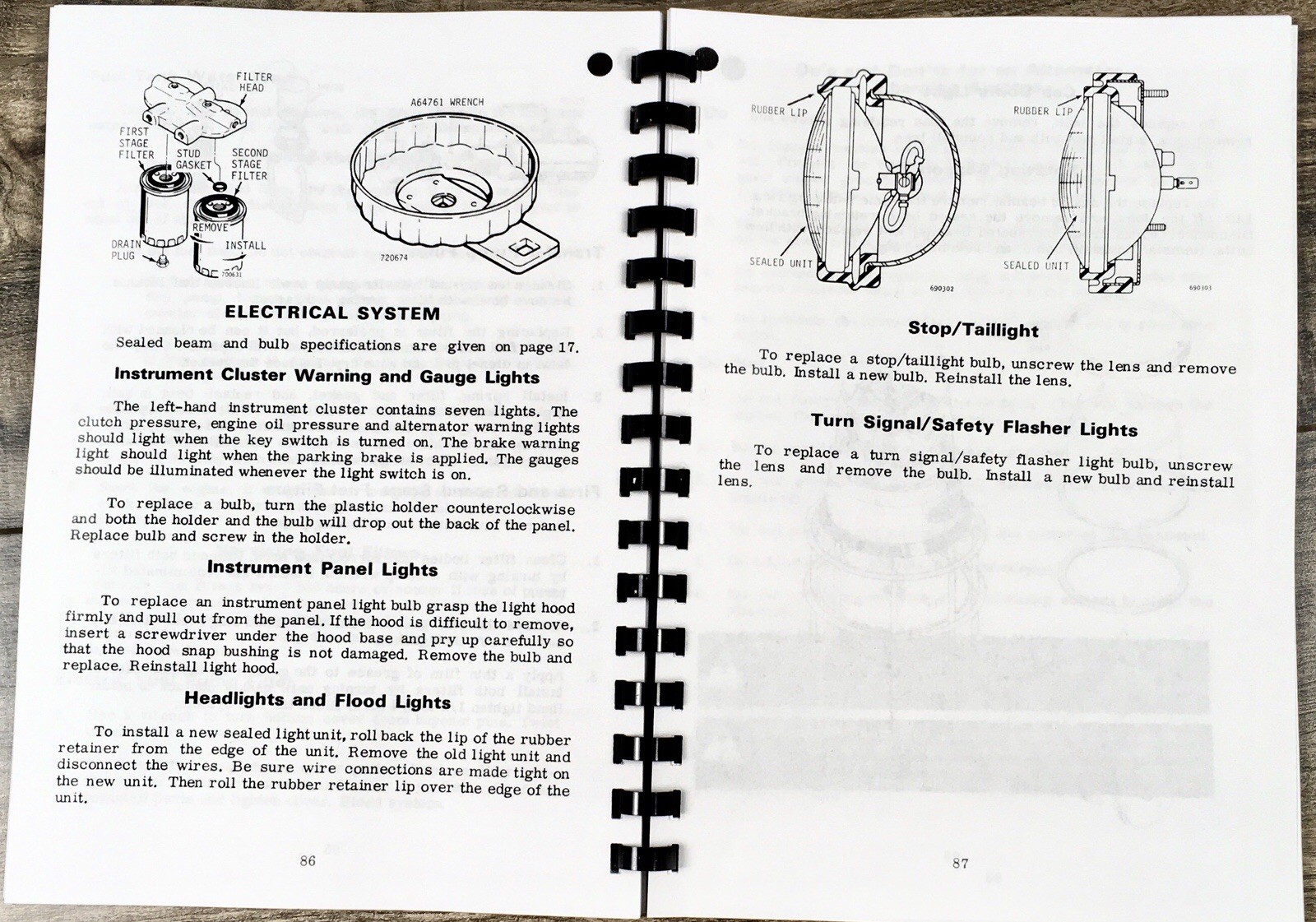 Case W14H Wheel Loader Operators Manual Owners Book Maintenance 9119672 ...