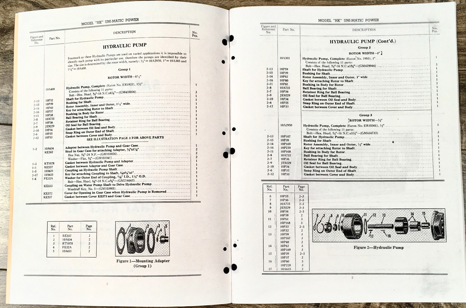 Minneapolis Moline HK HKE-Z HKF-ZA HKR-RT Tractor Parts Manual Catalog ...