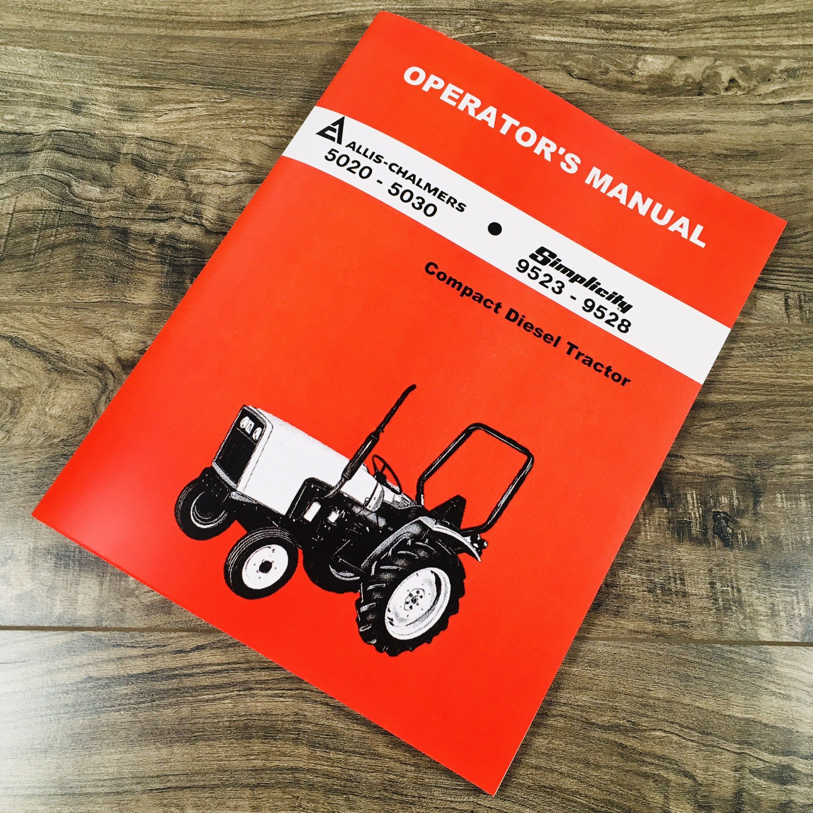 Simplicity 9523 9528 Diesel Compact Tractor Operators Manual Owners Book