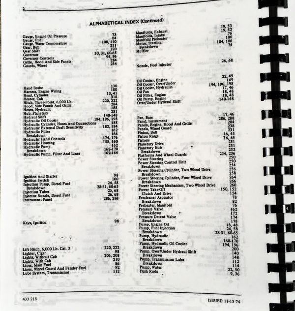 Oliver 2255 Tractor Parts Operators Manual Set Catalog Owners Assembly Book