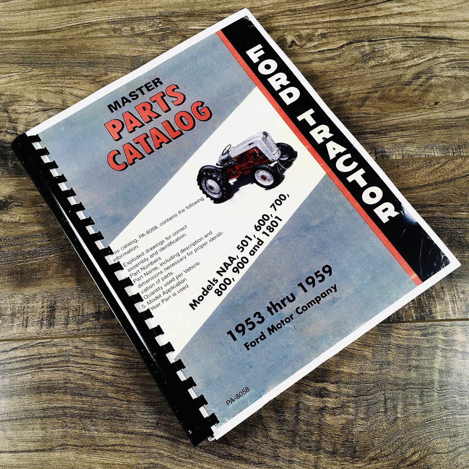 Ford NAB 541 611 620 621 630 631 640 641 Tractor 1953-1959 Master Parts ...